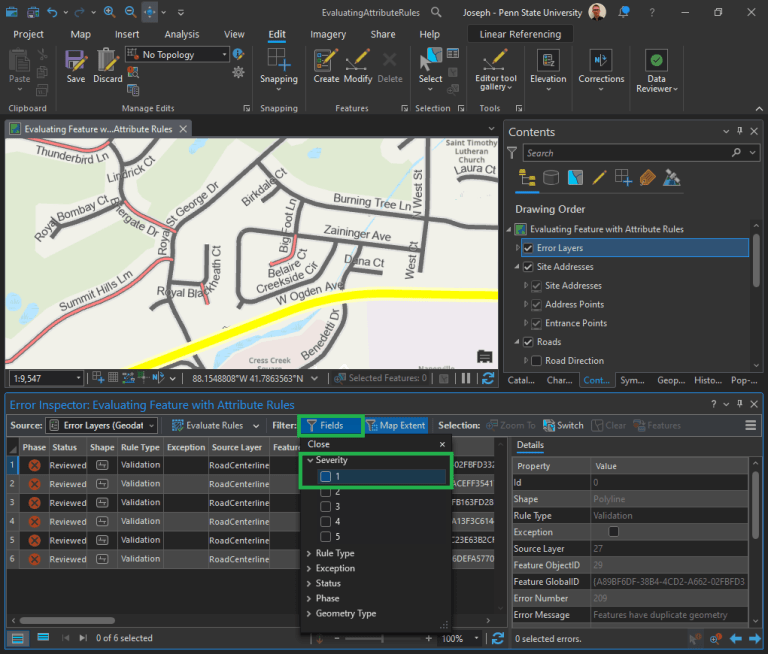 Data Validation in ArcGIS Pro – Joseph Kempf