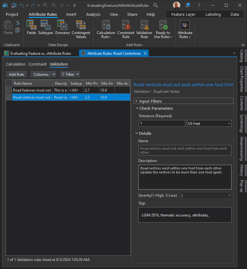 Data Validation in ArcGIS Pro – Joseph Kempf