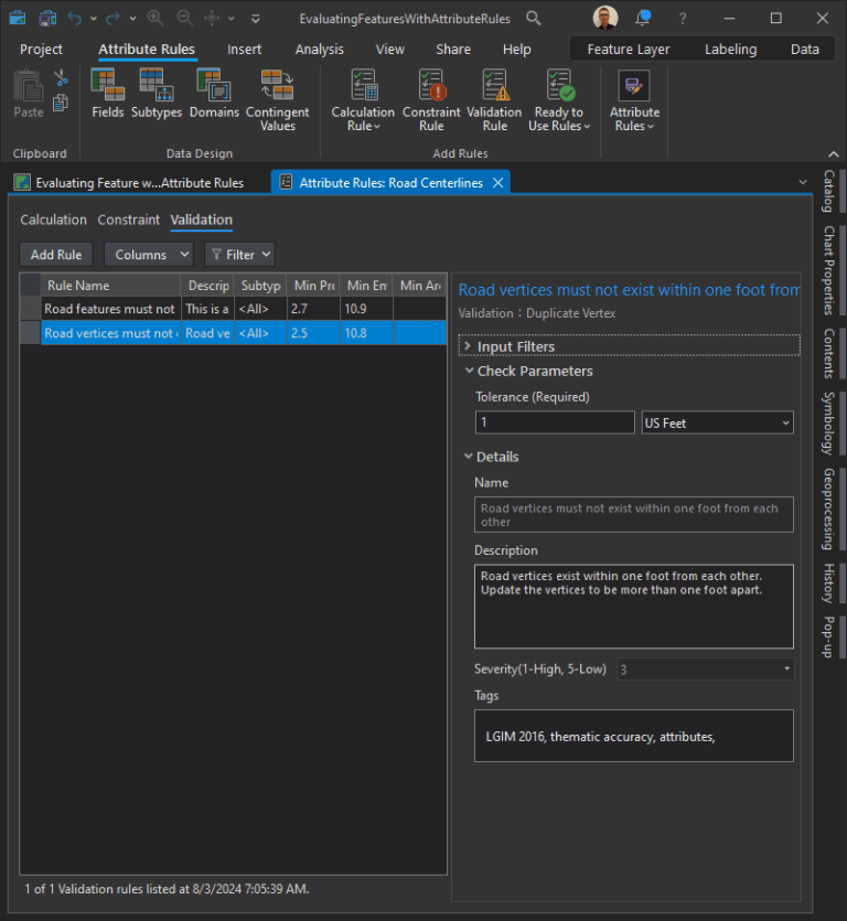 Data Validation in ArcGIS Pro – Joseph Kempf