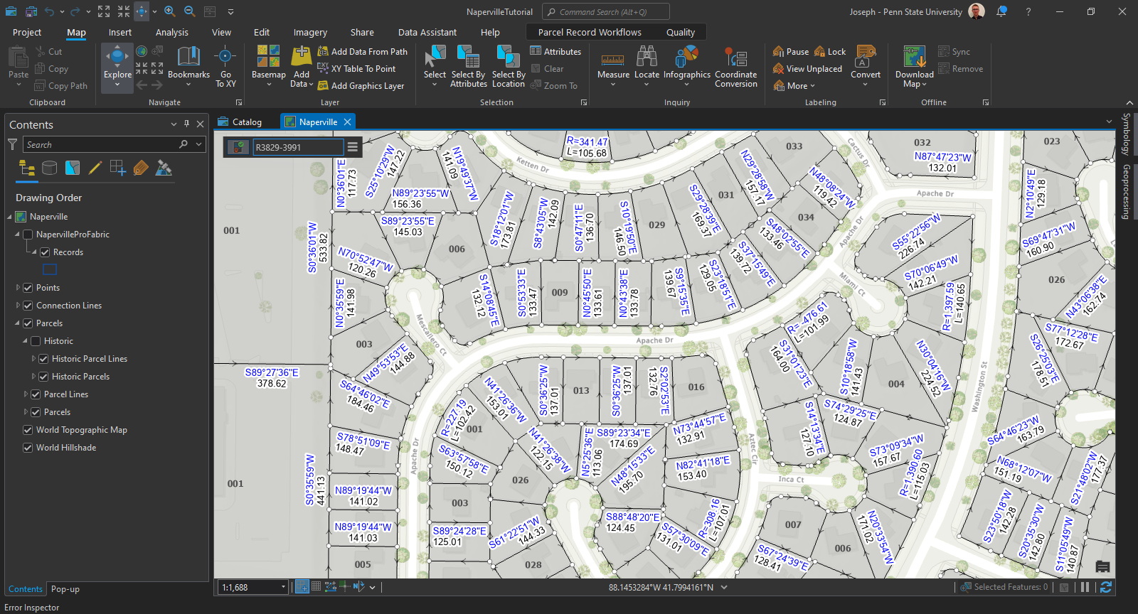 ArcGIS Parcel Fabric – Joseph Kempf