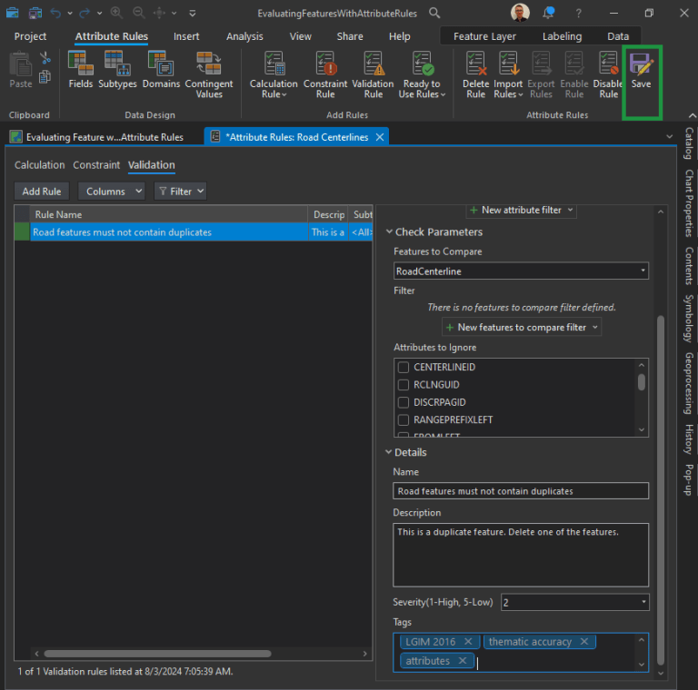 Data Validation in ArcGIS Pro – Joseph Kempf